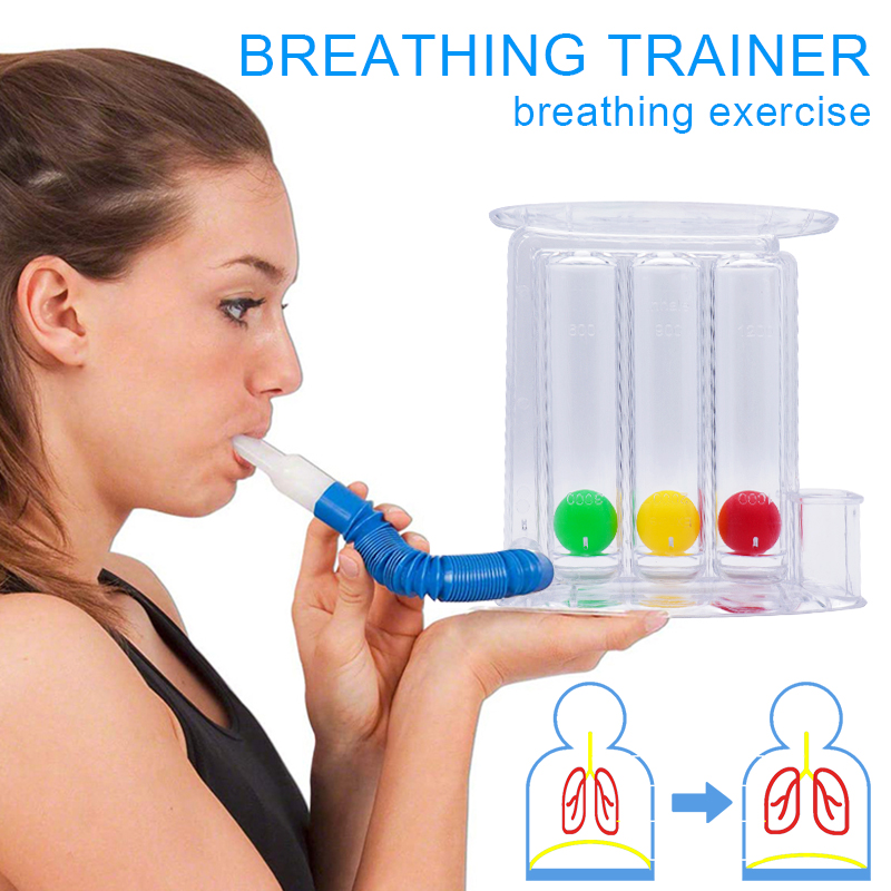 Boxym Three-Ball Breathing Trainer Incentive Spirometer Lung ...