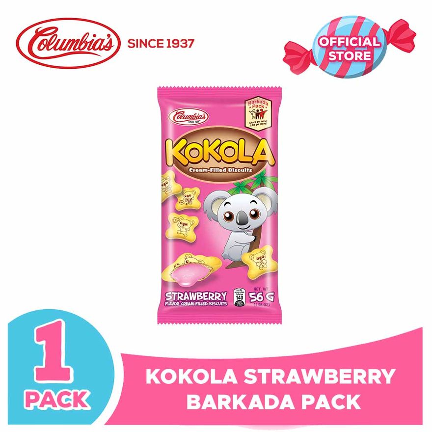 Columbia Candies: Kokola Strawberry Barkada Pack | Lazada PH