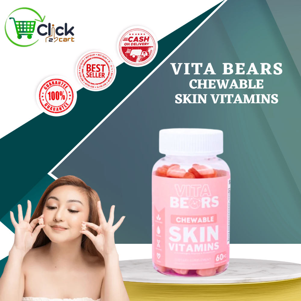 VITABEARS SKIN Chewable Gummy bears, original skin vitamins ...
