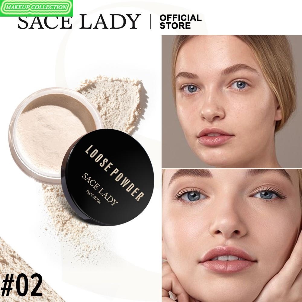 SACE LADY Face Powder Matte Finish Oil-Control Long-lasting Smooth 3 ...