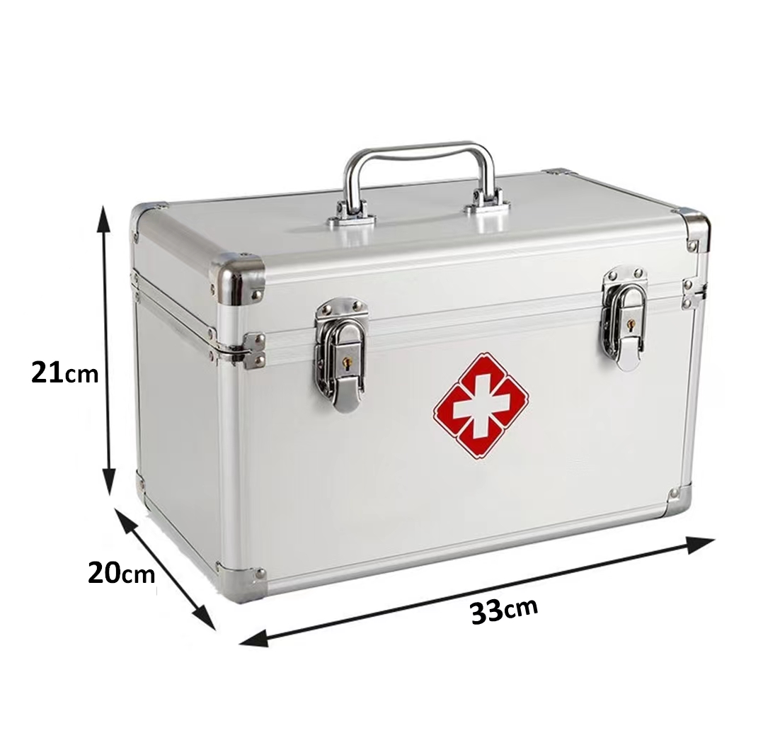 Medicine box Portable Aid Kit Storage Box Large Capacity Multi ...