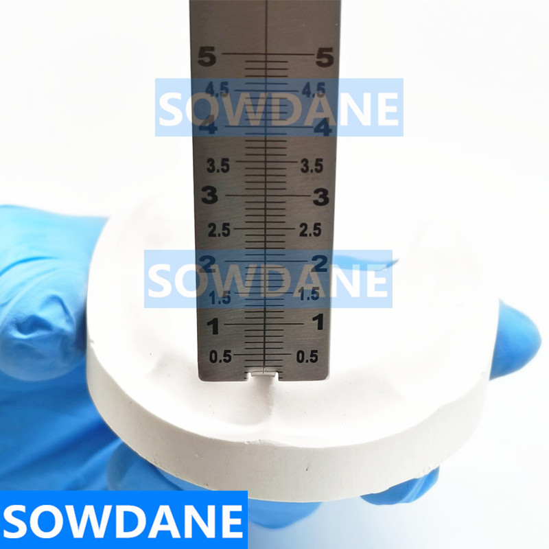 Dental Papilla Gauge Papillameter Stainless Steel Measuring Lip Ruler ...