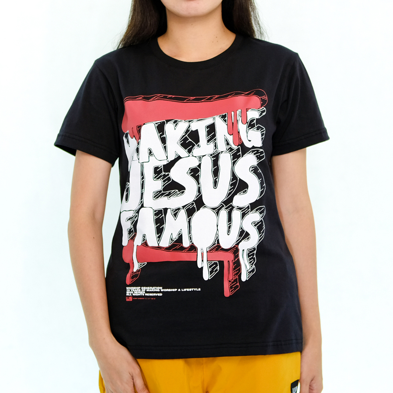 Worship Generation Making Jesus Famous Series Black T-Shirt For Men And ...