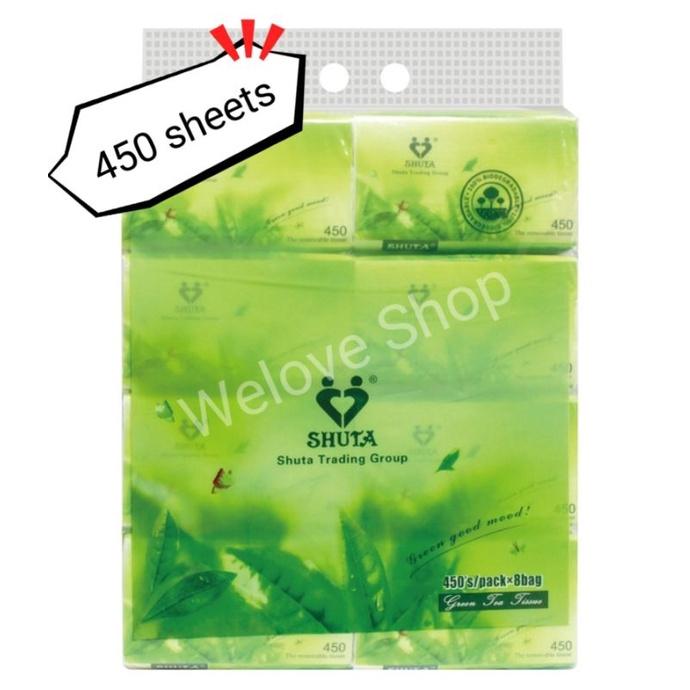 Shuta Facial Tissue 500sheets 4ply x8packs | Lazada PH