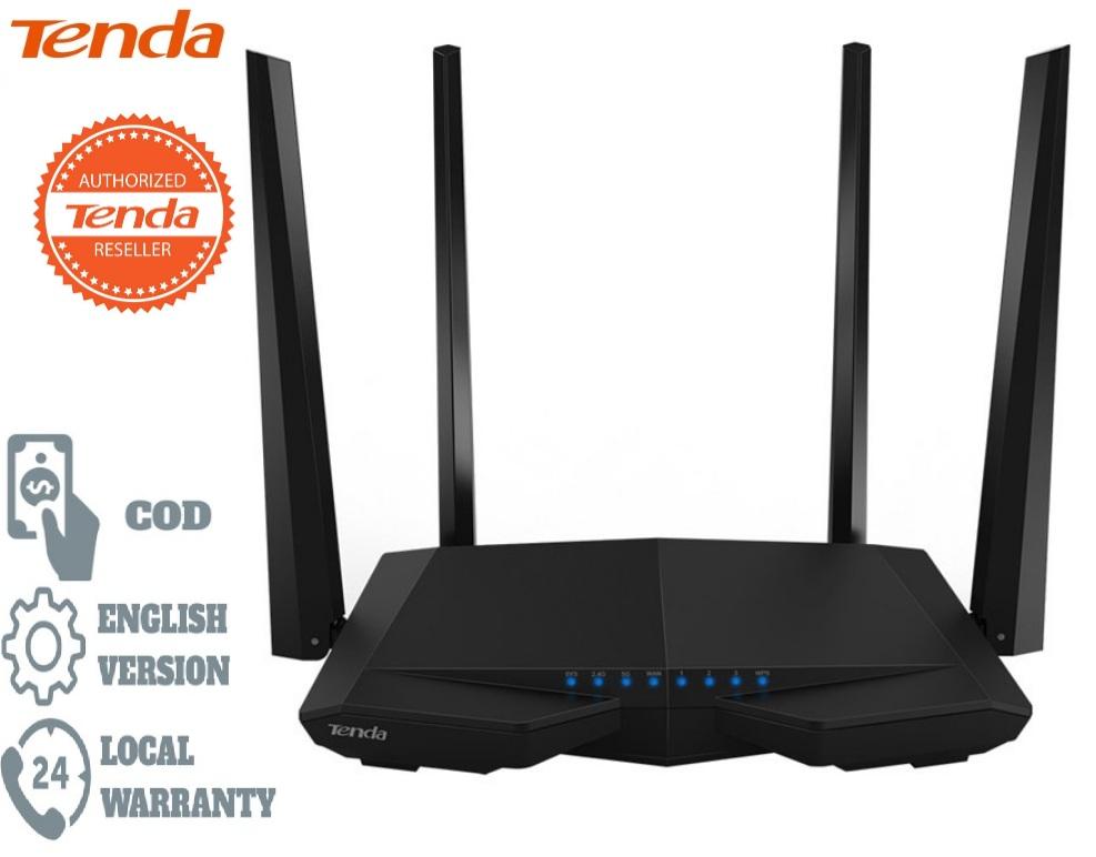 Tenda AC6 Smart AC1200 4x5db Dual Band WiFi Router | Lazada PH