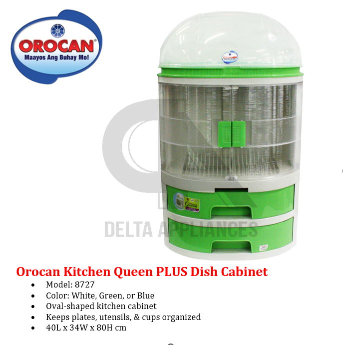 Orocan Kitchen QueenPlus Dish Cabinet | Lazada PH