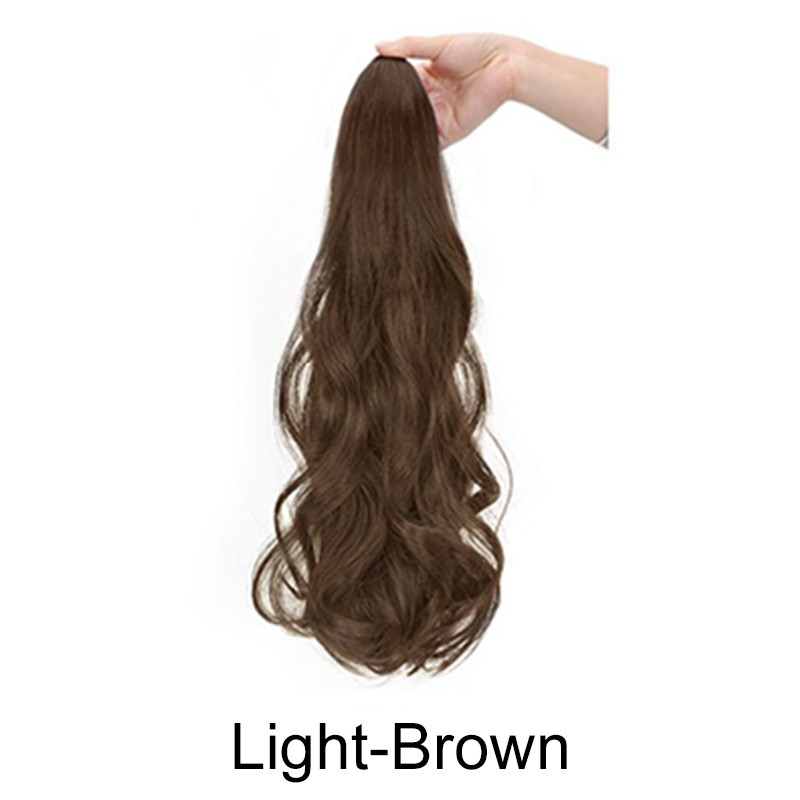 🔥Cadia👍 Wig Ponytail Female Long Curly Hair Strap Pear Flower Fake ...