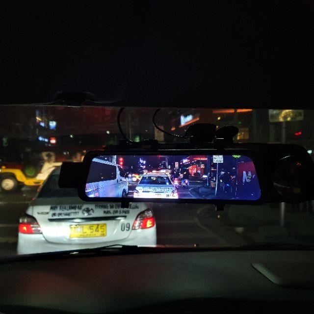 QCY F11 2K Sony Lens Dashcam Touch Screen Rearview Mirror Dashcam ...