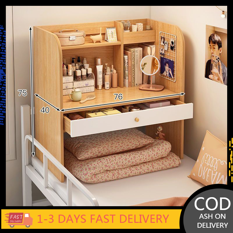 Lazy Bed Desk Bedside table Study table with keyboard and drawer In ...