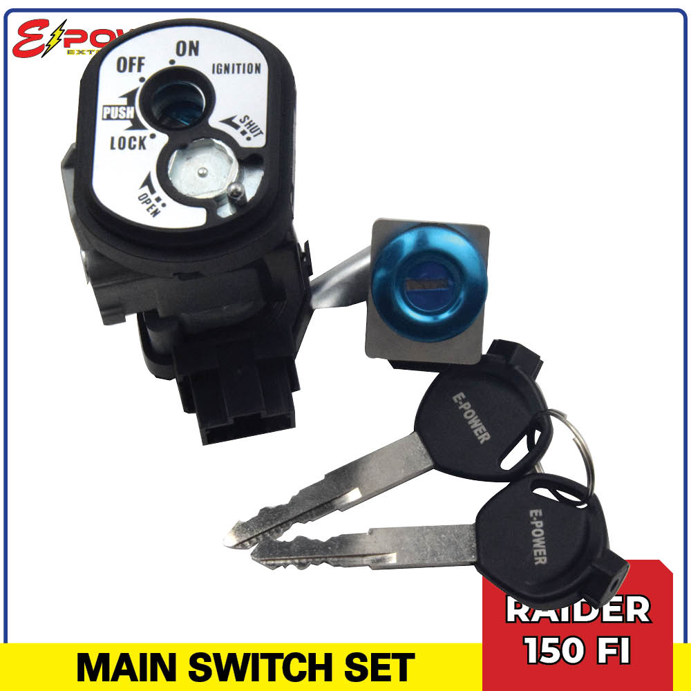 Suzuki Raider 150 FI E-Power Ignition / Main Switch & Key Set | Lazada PH
