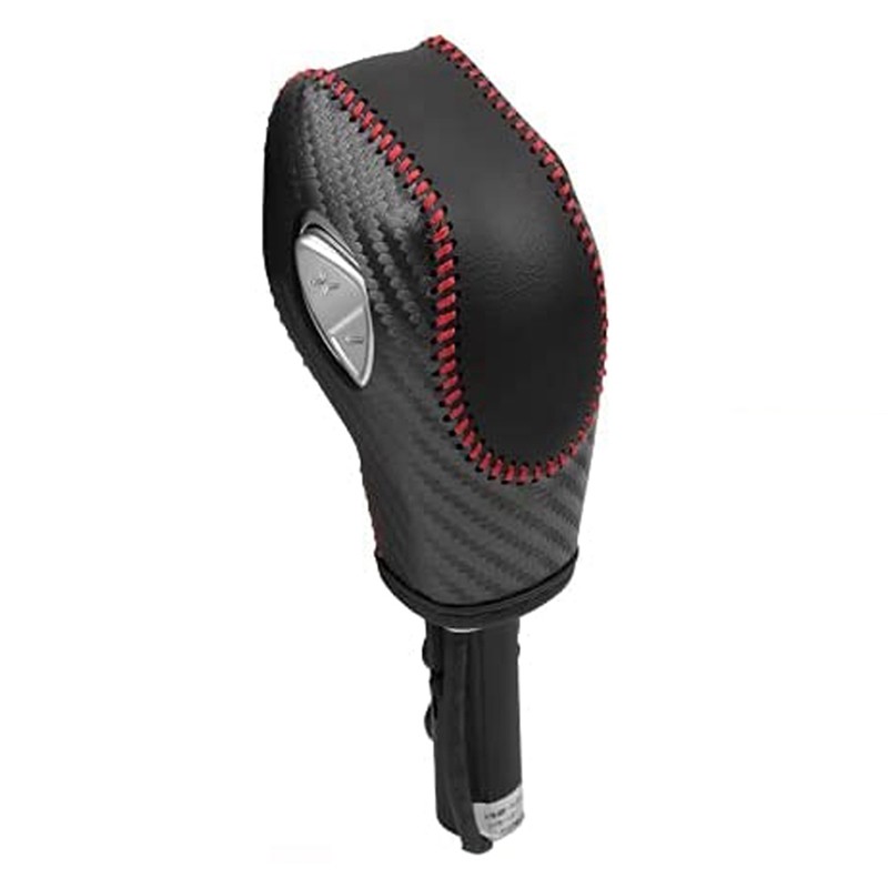 Car PU Carbon Look Gear Shift Knob Cover for Ford EcoSport Escape ...
