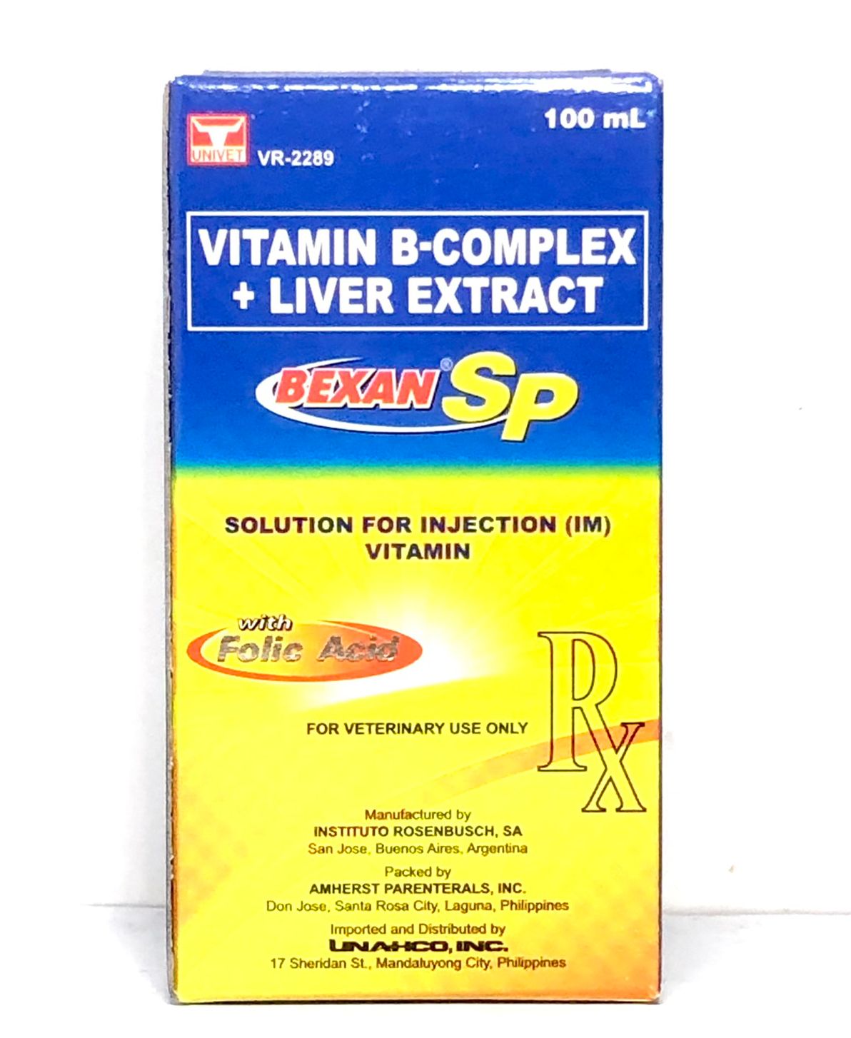 [JWR AGRIVET] 1 BOX Bexan SP 100ml Vitamin B-Complex + Liver Extract ...