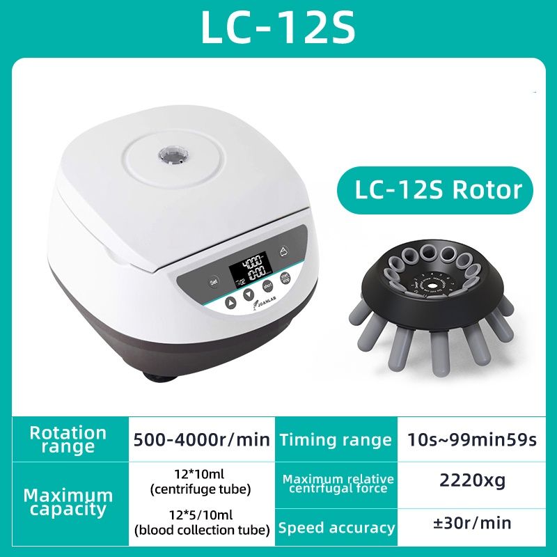 JOANLAB Blood Centrifuge Prp Plasma Centrifuge Machine Digital Display Centrifuge Lab 4000rpm ...