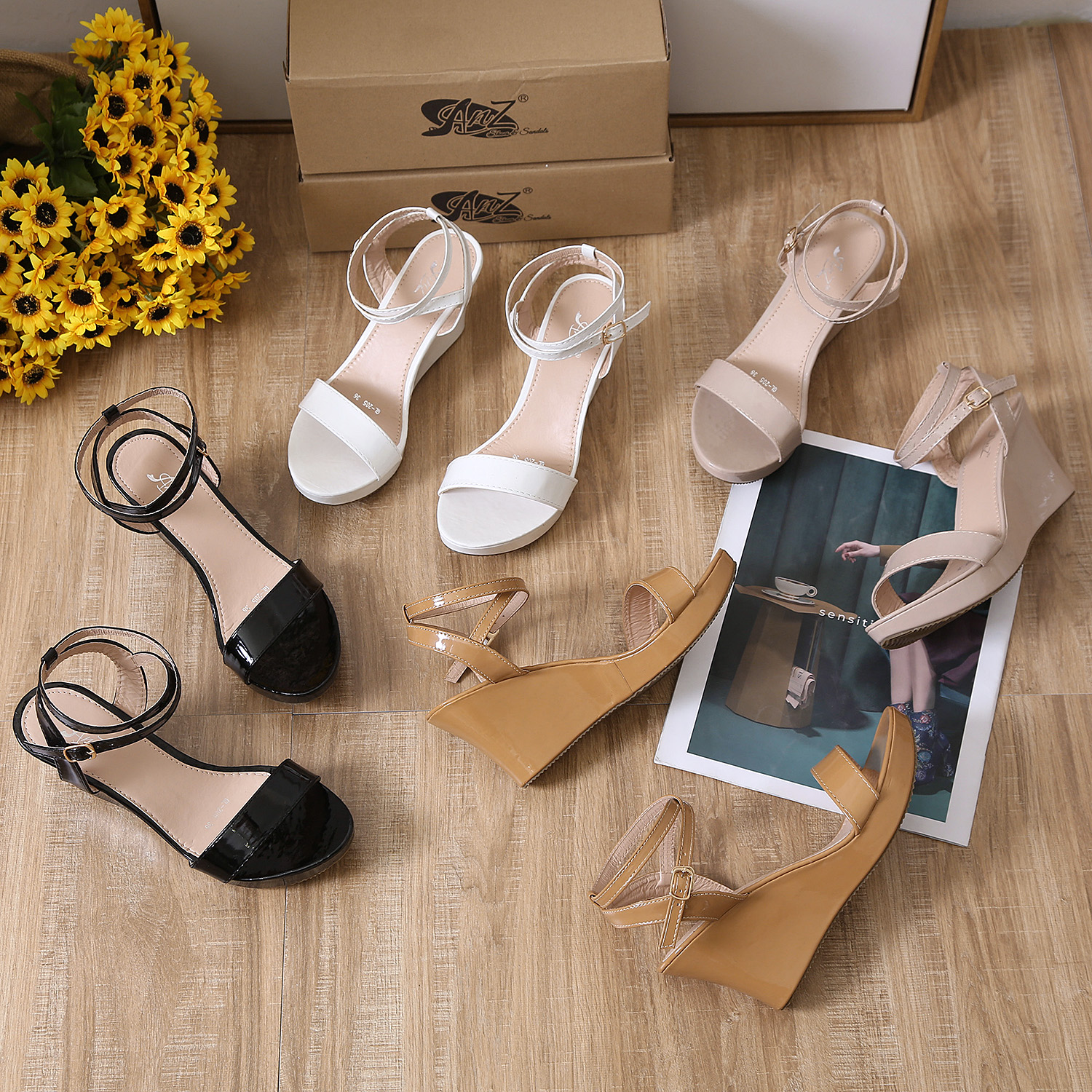 CLASSY 3 INCHES WEDGE SANDALS GL-205 | Lazada PH