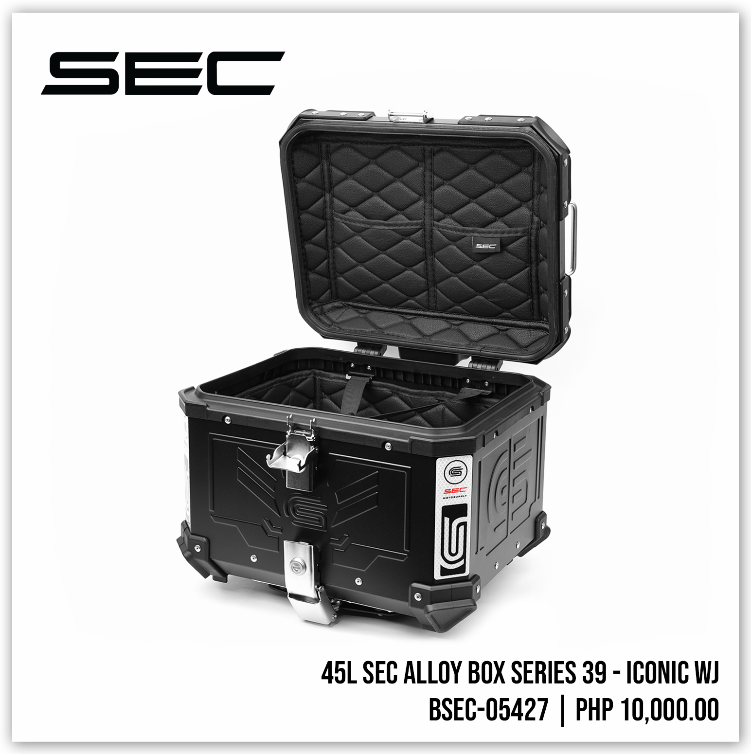 BSEC 05427 | 45L SEC Alloy Box Series 39 - Iconic WJ | Lazada PH