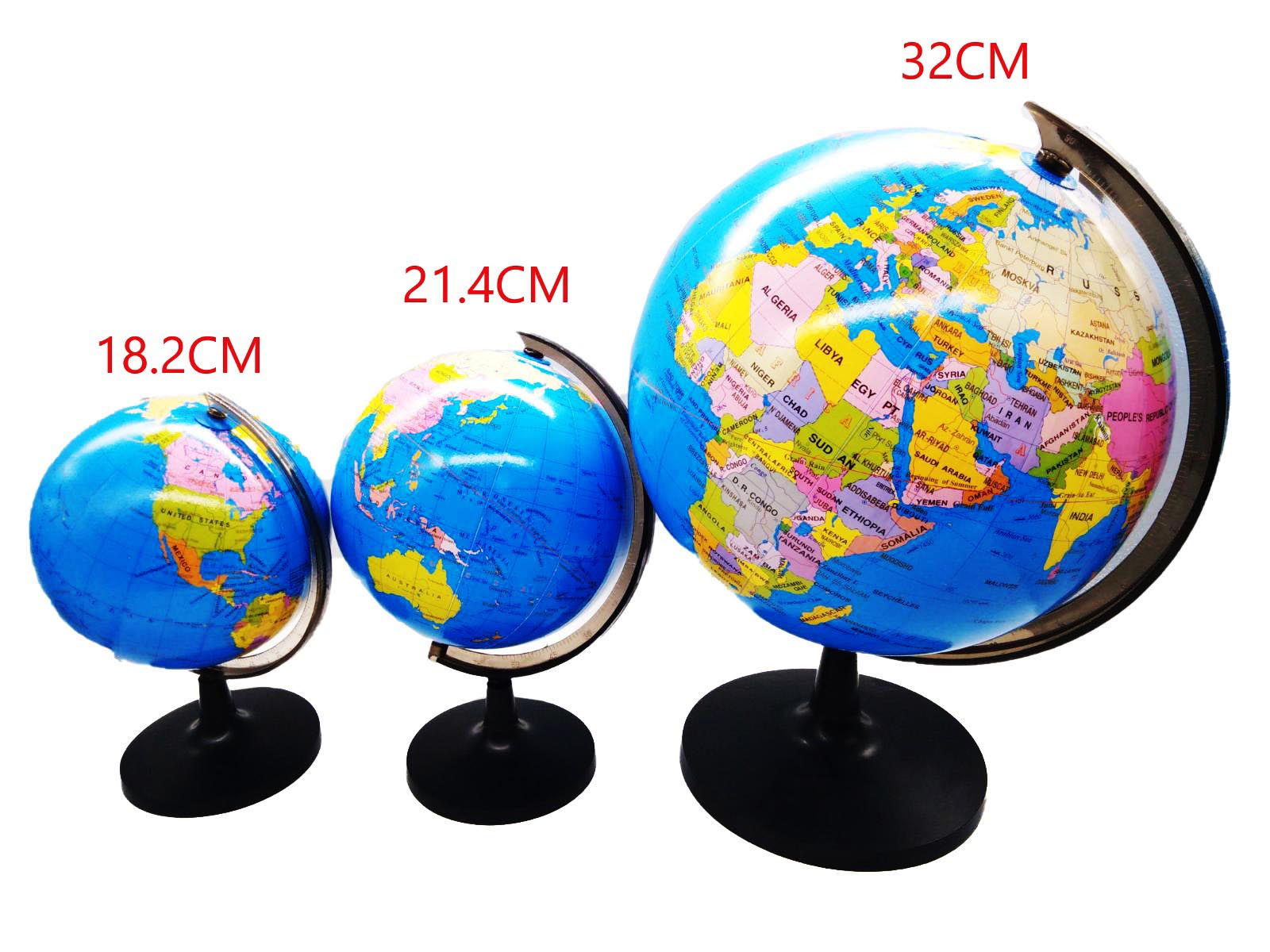 World Map Globe Rotating Map Educational Learning Geography | Lazada PH