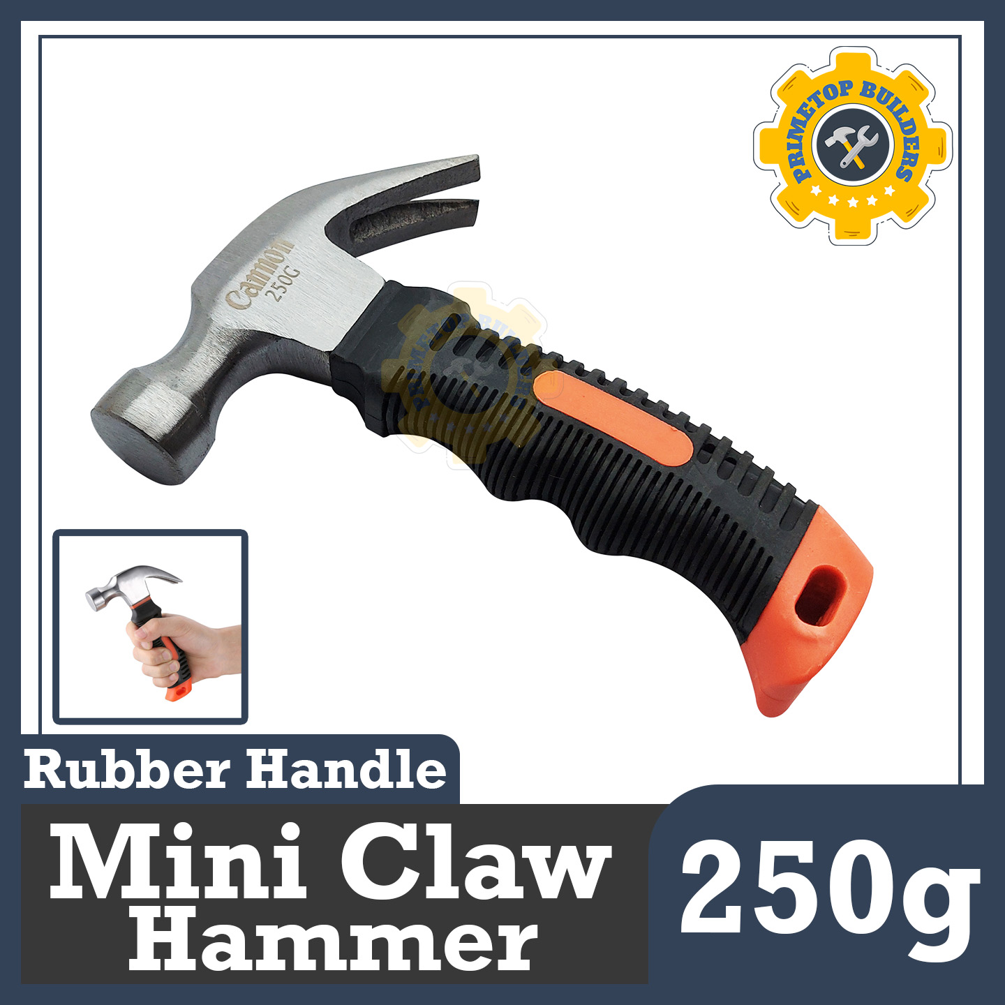 MINI Claw Hammer Rubber Handle 250g PRIMETOP | Lazada PH