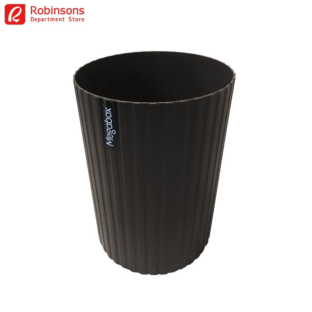 Megabox 6L Boho Round Trash Bin (Dark Brown) | Lazada PH