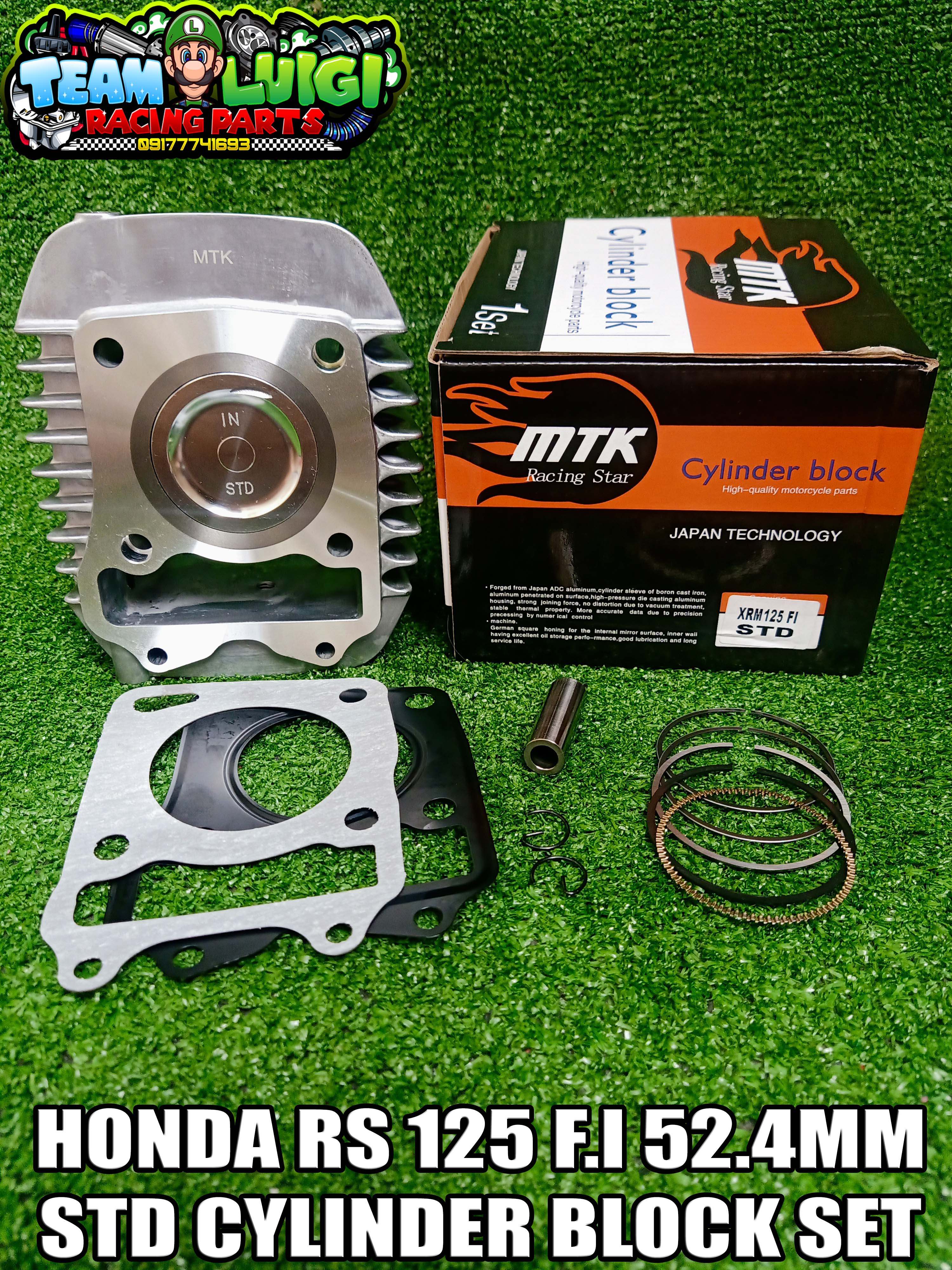 MTK HONDA RS 125 F.I 52.4MM STANDARD BLOCK SET | Lazada PH