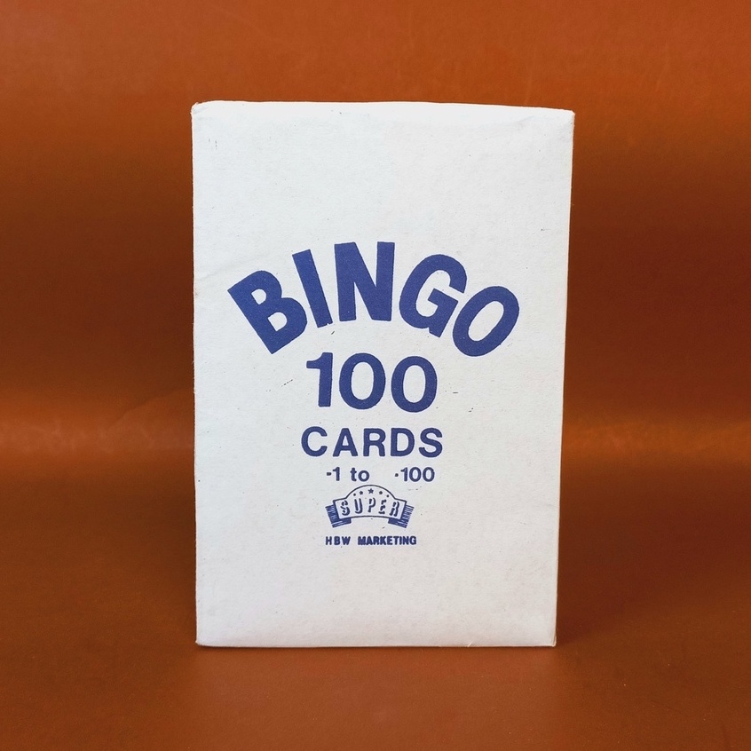 BEST SALE!!♣ ⊙ HBW Bingo Cards Super 100 Sheets Assorted Numbers ...