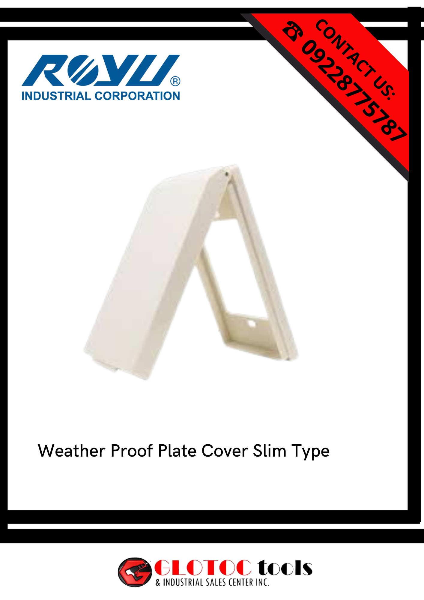 ROYU Weather Proof Plate Cover Slim Type RCP6 | Lazada PH