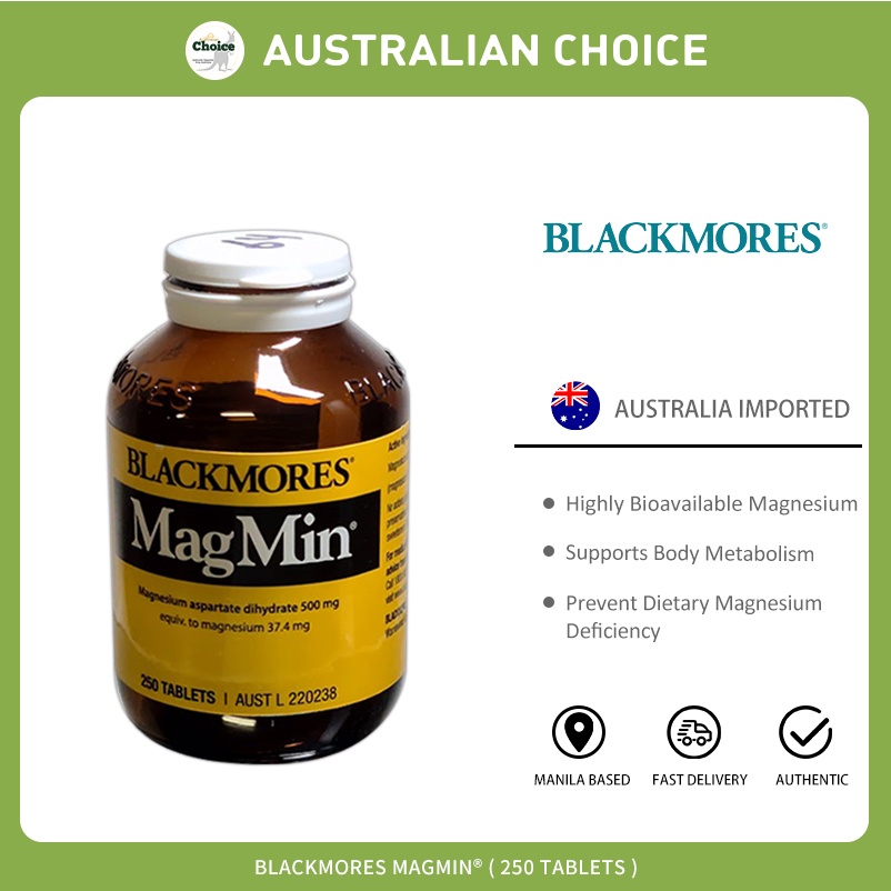 Blackmores Magmin 500MG 250 Tablets. Australia Imported | Lazada PH
