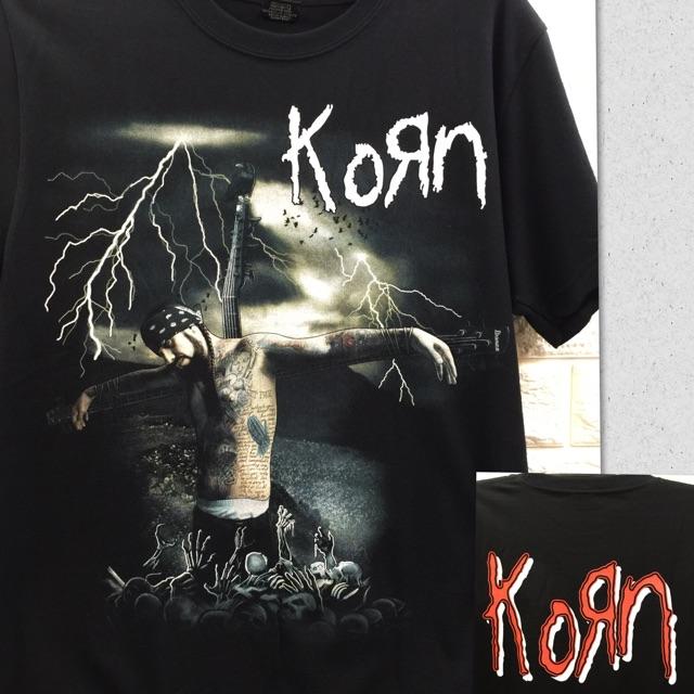Rock Bands Korn Black T Shirts COD | Lazada PH