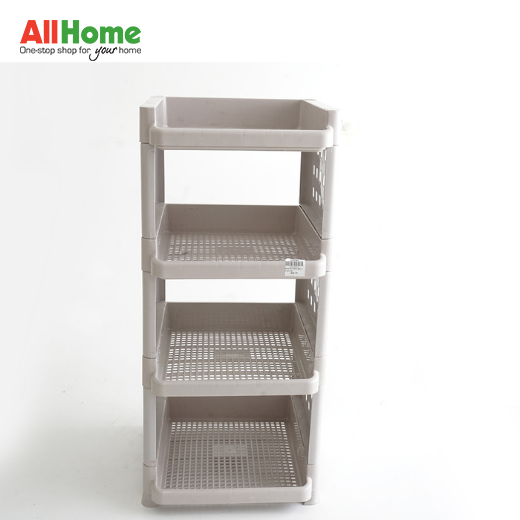 MEGABOX Slim Utility Rack 4 Layer (Brown, Light Gray) | Lazada PH