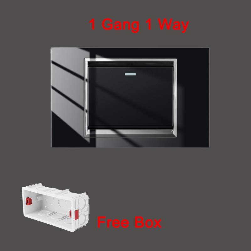 【Free Box】PSM Modern Wall Switch for Light Universal Power Socket Wall ...