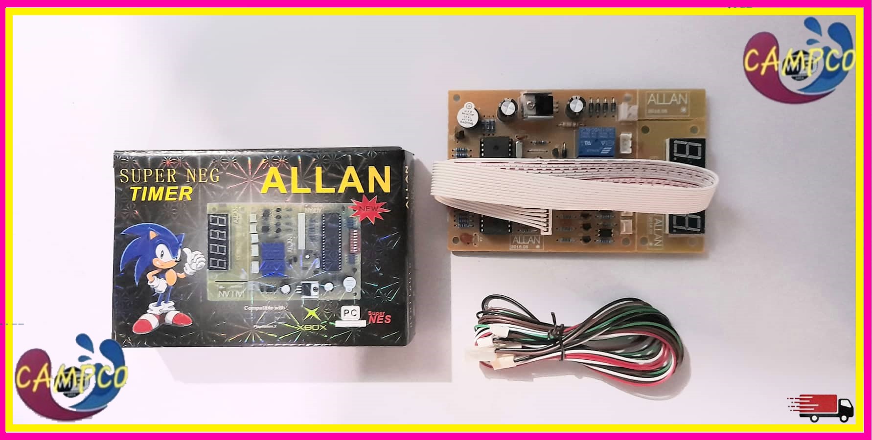 Allan Dual Timer for 1 & 5 Peso/4 Digit/Pisonet Computer/Coffee Vendo ...