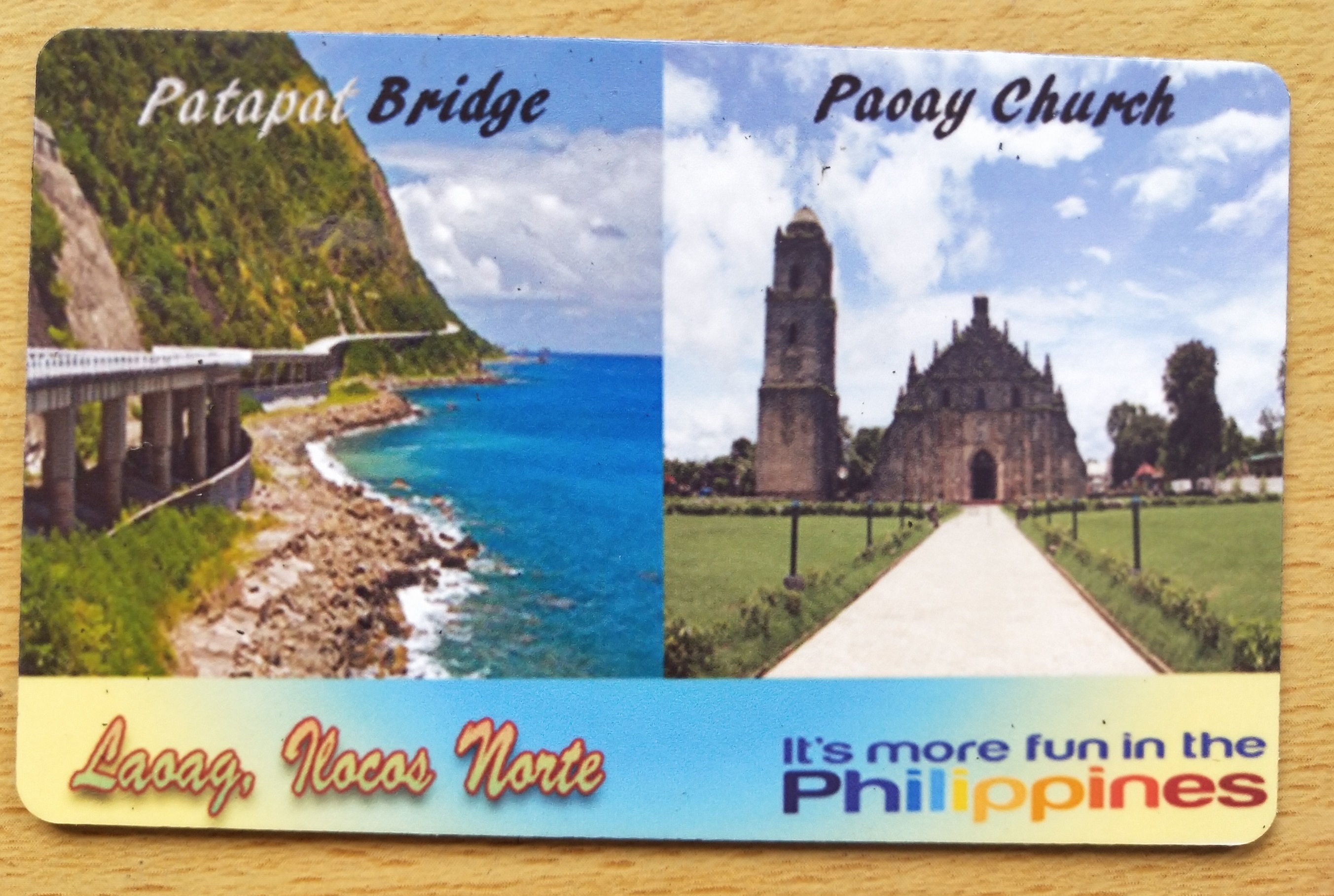 Philippines Tourist Spot Design Rubber Ref Magnet Souvenir(Bataan ...