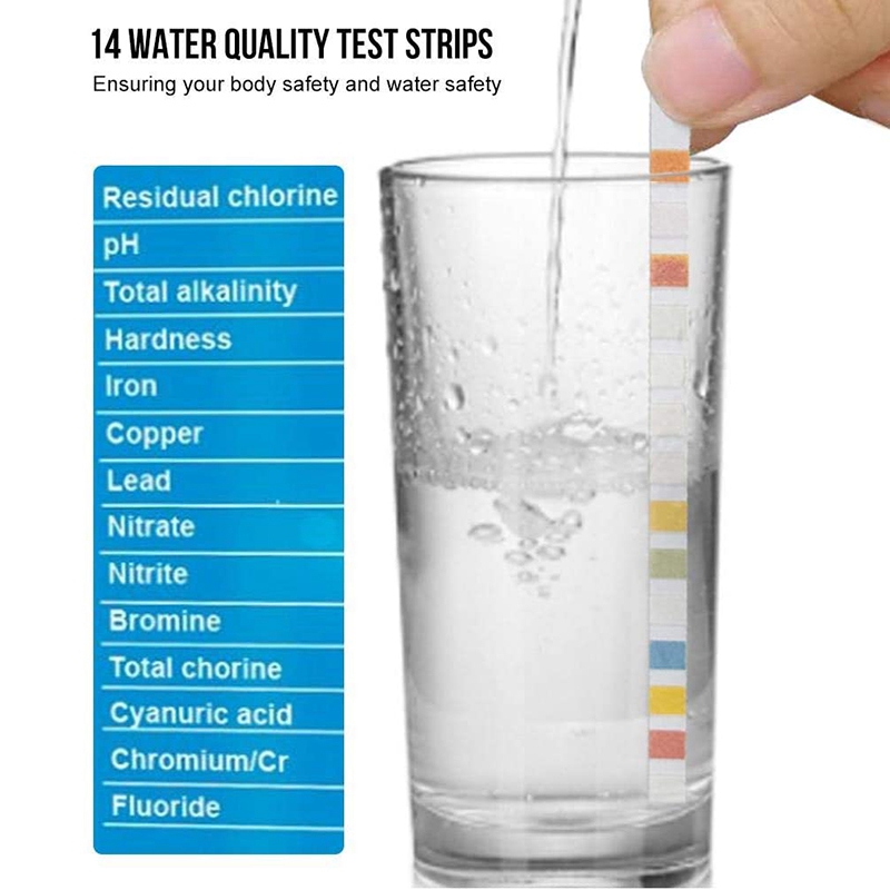 Test Strip for Drinking Water,14 in 1 Water Quality Test Strips ...