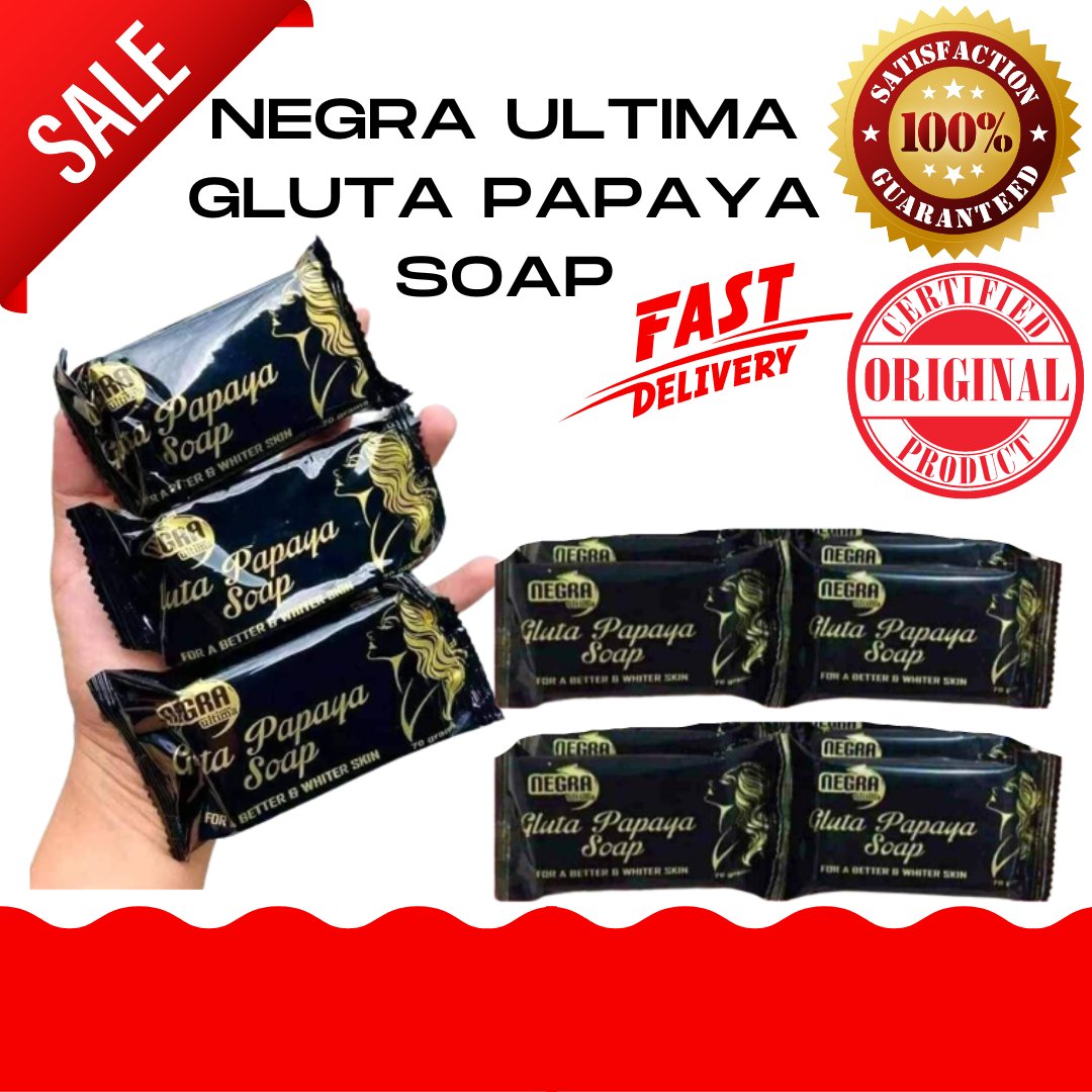 👌💜 Negra Ultima Gluta Papaya Soap 6pcs/pack 👌💜 WHITENING 👌💜 ...