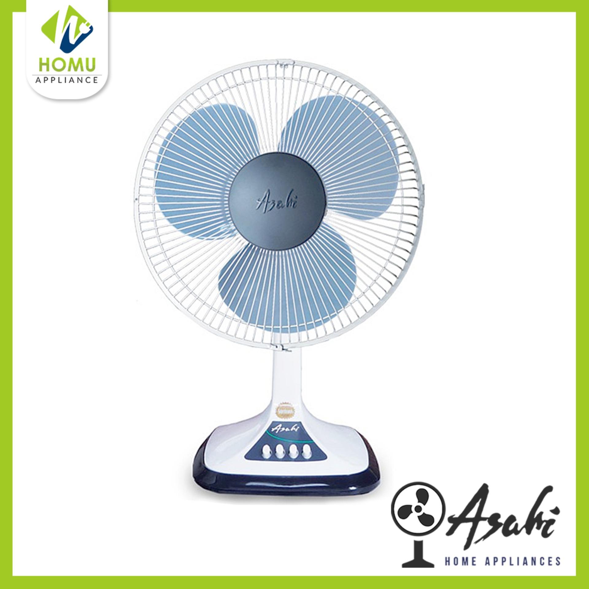 ASAHI SS6004 16 Supersleek Deskfan - 3 Speed Control Push Button Switch ...