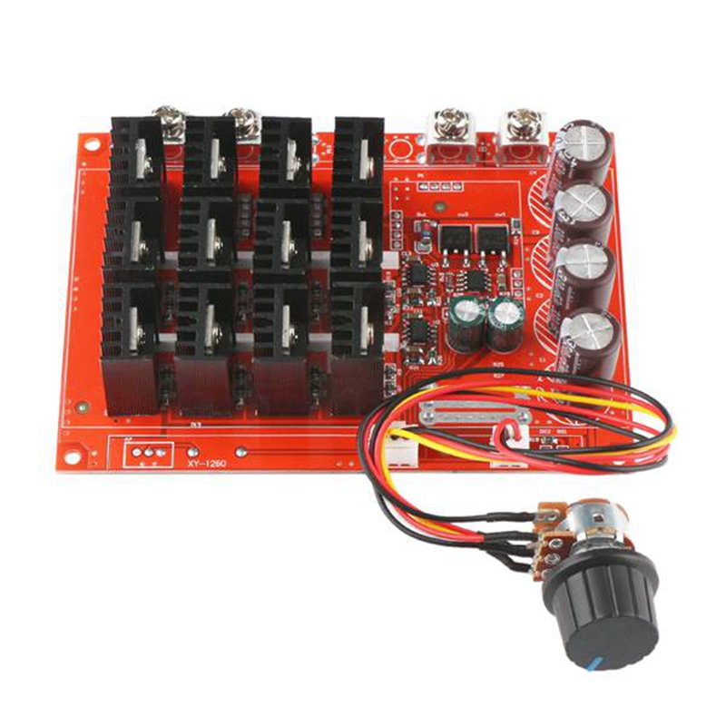 PWM DC Motor Speed Controller 10-50V 60A High Power HHO RC Driver PWM Controller Module ...
