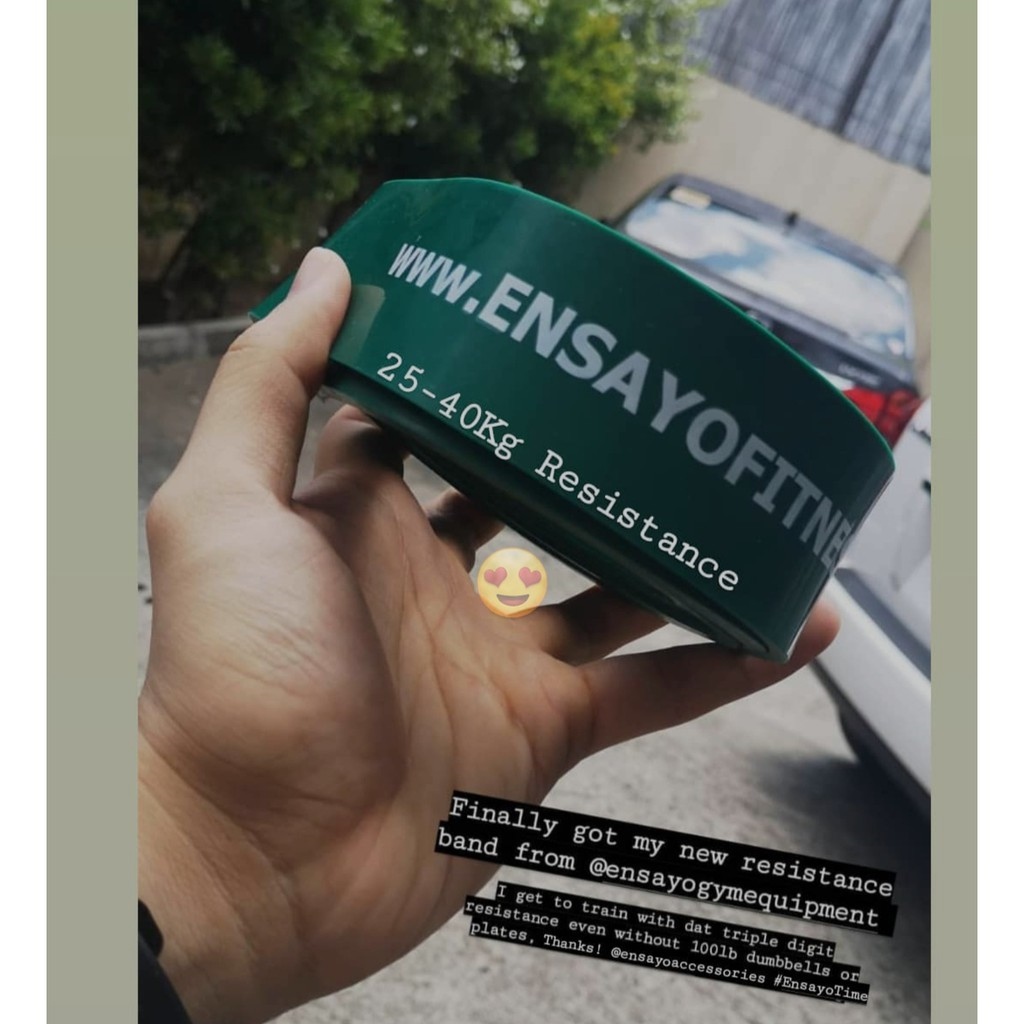 ENSAYO Long BANDS 41-inch Loop Exercise Powerbands Resistance Rubber ...