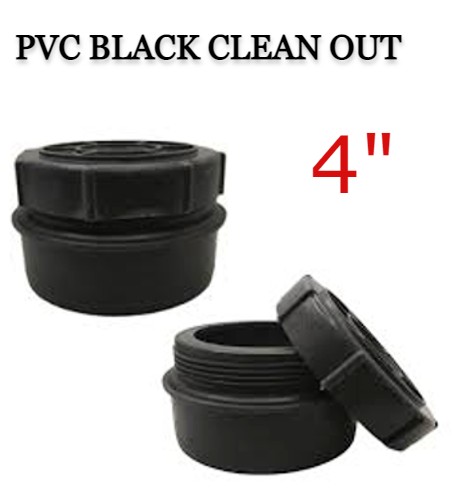 Pvc Black Pipe Fittings Clean Out # 2" , #3 , # 4" | Lazada PH