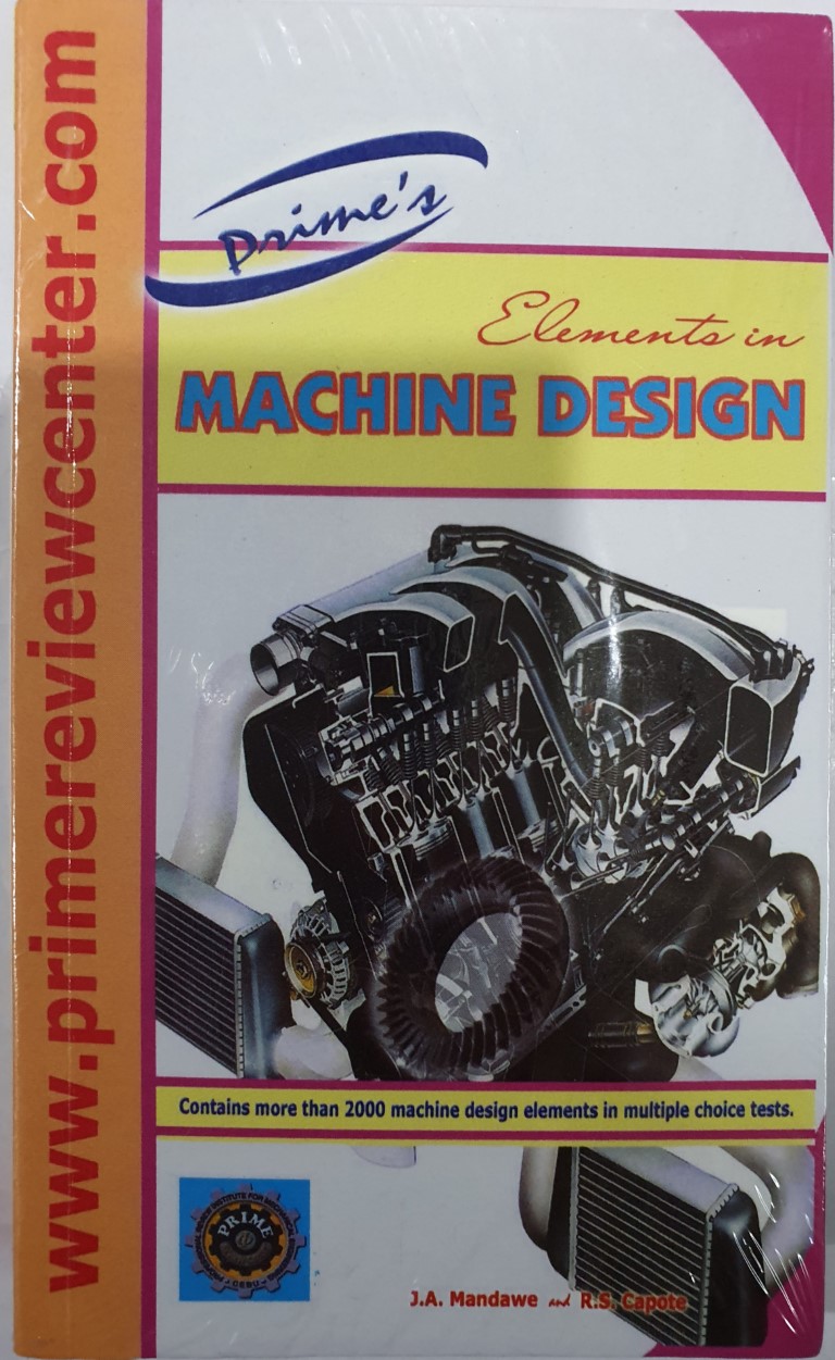 Elements in Machine Design by J.A Mandawe and R.S Capote - Pocket Size ...