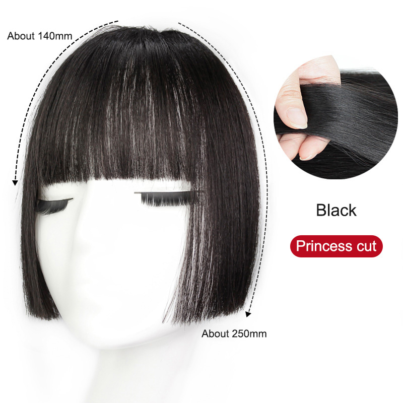 Princess Cut Bangs Cosplay Cute Realistic Hairstyle Triple Cut Aligned ...