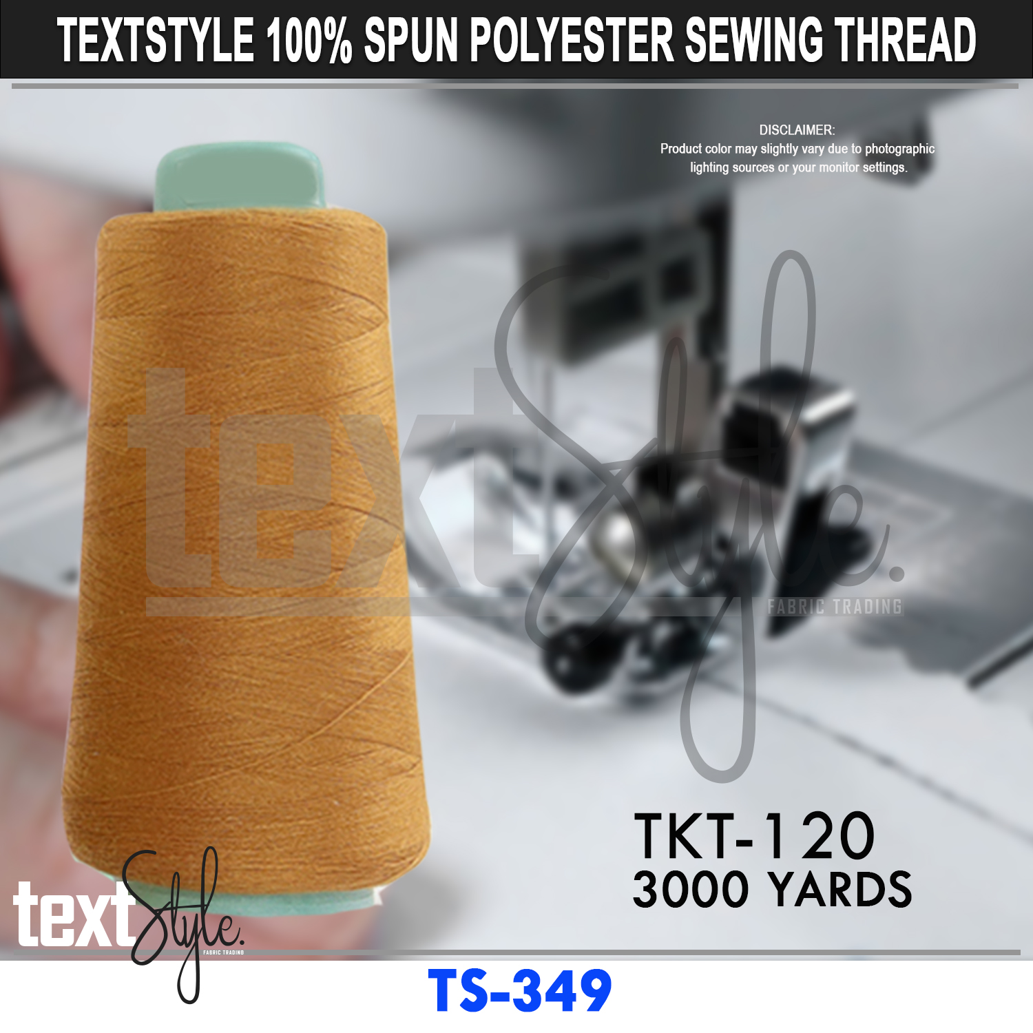 Textstyle 100% Spun Polyester Sewing Thread TKT120 3000 yards | Lazada PH