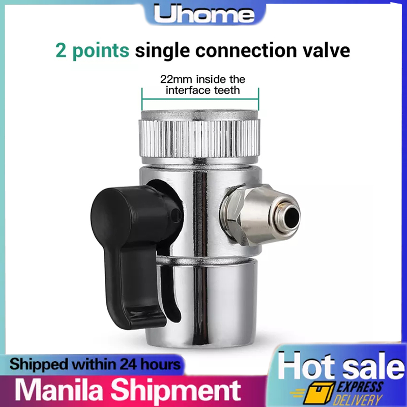 Tube Connector Faucet Adapter Diverter Valve Counter Top Water Filter ...