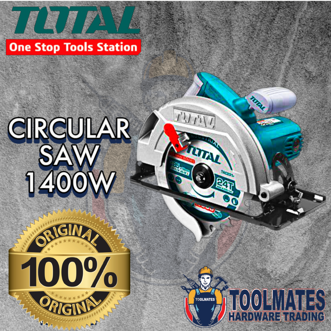 CIRCULAR SAW 1400W TOTAL (TS1141856) | Lazada PH