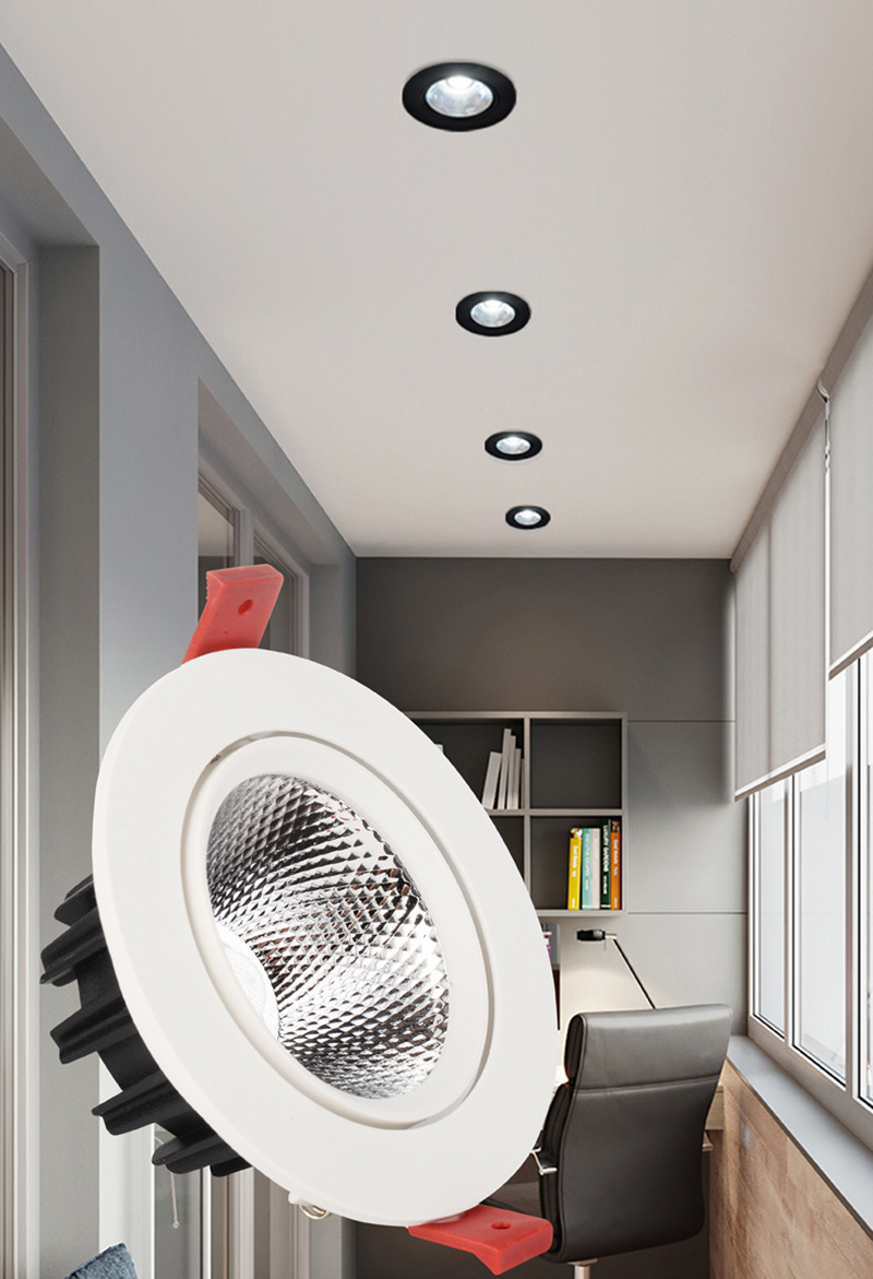 ADL Lighting Adjustable LED 45° Ceiling Spot Light 5W 7W 12W 20W Led ...