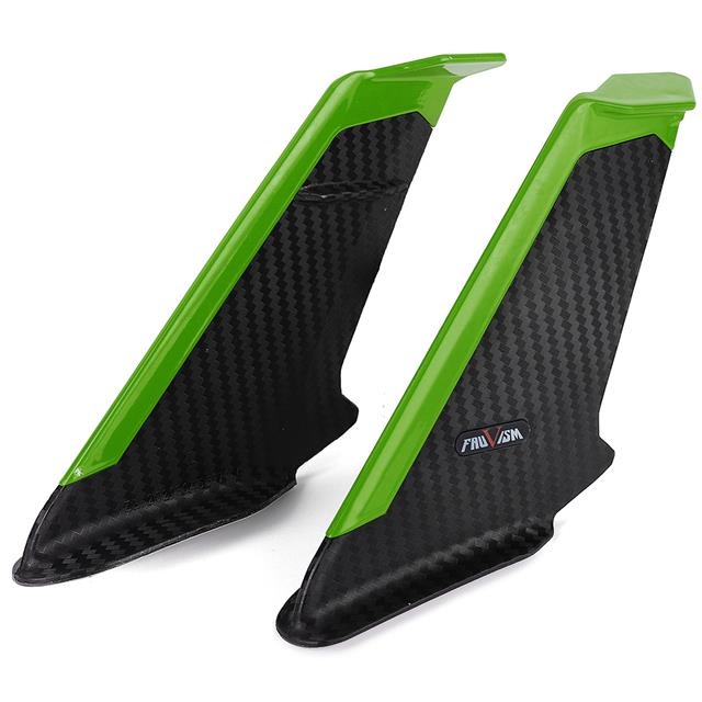 Motorcycle Side Winglet Wing Kit Spoiler Fairing Cover for Kawasaki ...
