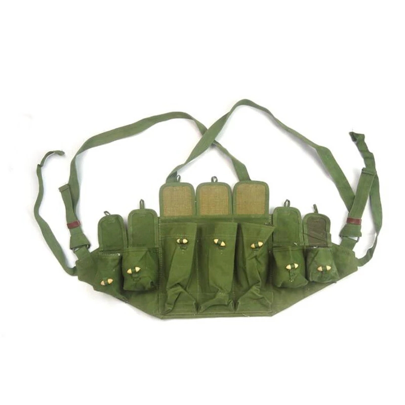 Surplus Original Vietnam War Chinese Army Type 56 Canvas Chest Rig Ammo ...