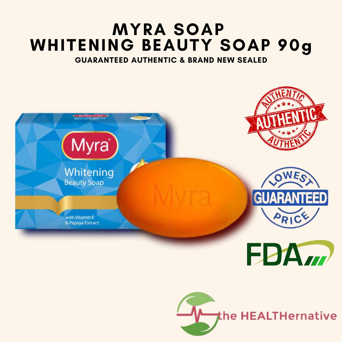 Authentic Myra Whitening Beauty Soap Best Seller | Healthernative ...