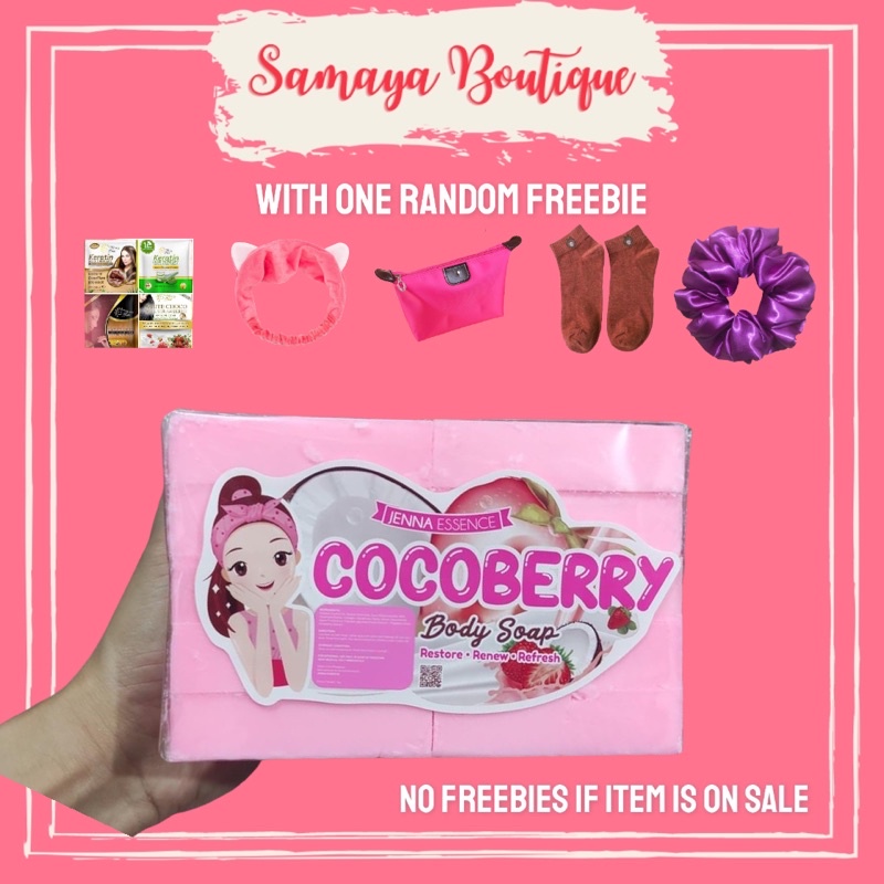 NEW PACKAGING Jenna Essence Original Cocoberry Soap (1PACK) | Lazada PH