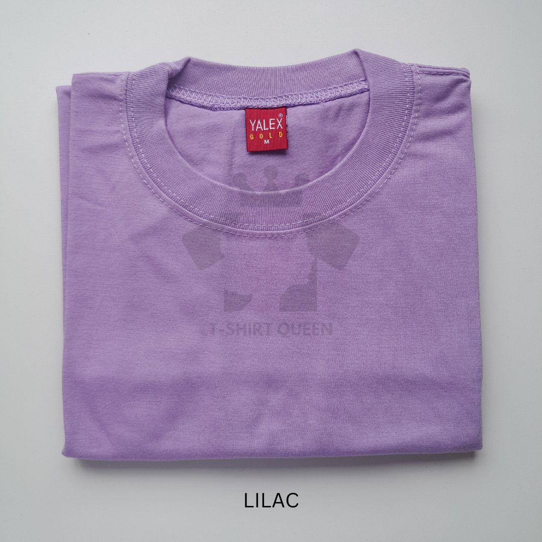 YALEX RED LABEL Round Neck Plain T-shirt UNISEX - SHADES OF VIOLET ...