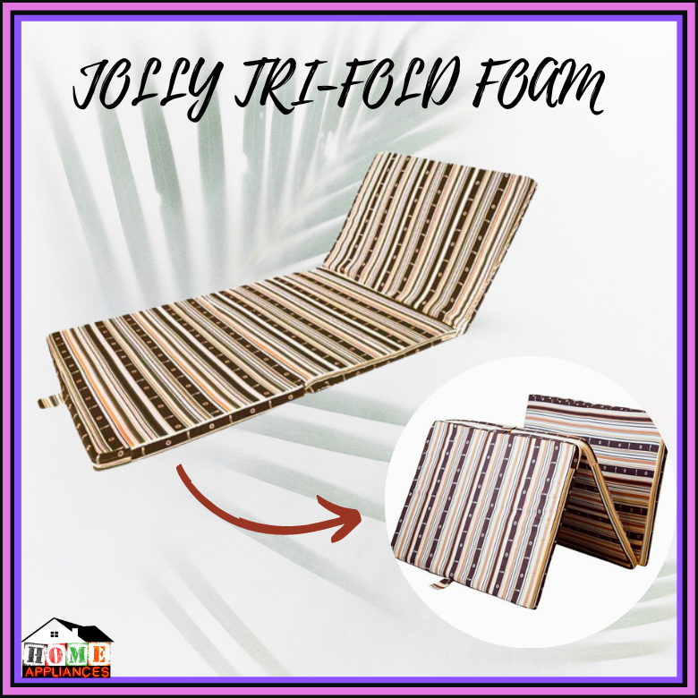 Jolly Tri-fold foam/Jolly Folding foam/ Folding Mattress | Lazada PH