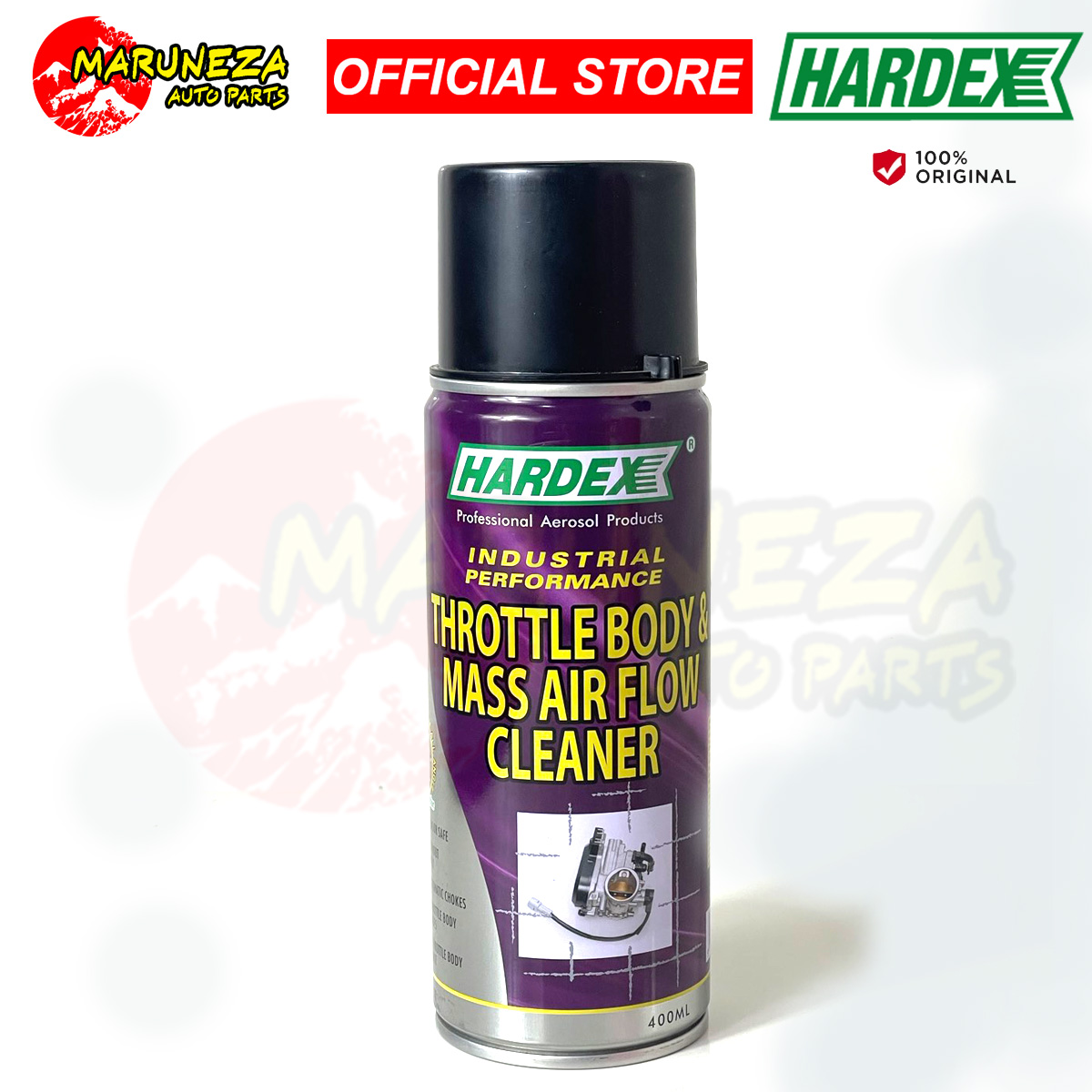 Hardex Throttle Body and Mass Air Flow Cleaner (MAF Sensor) 400ml ...